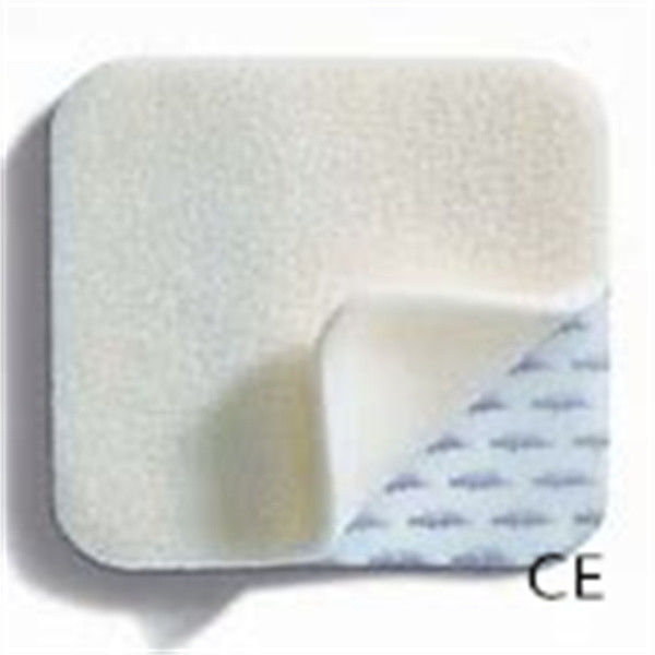 Sterilization Absorption Silicone Foam Wound Dressing 5 5cm Oem White